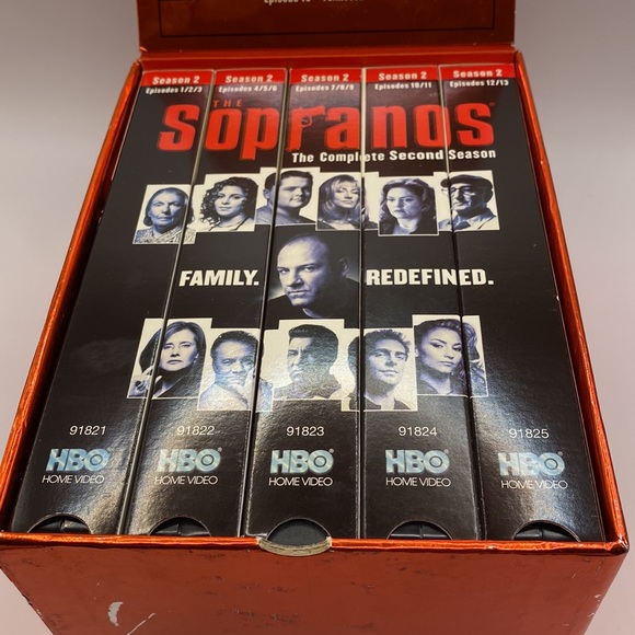 HBO | Media | Vintage Sopranos Vhs Box Set Complete Season 2 Hbo Tv ...